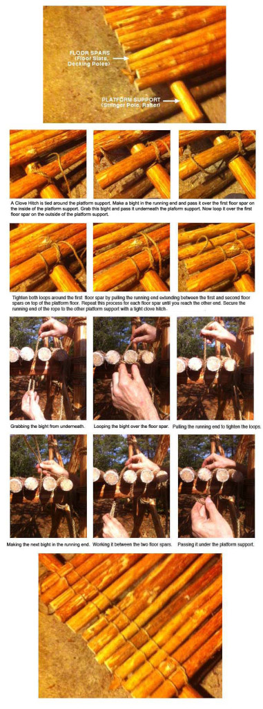 Double Floor Lashing – Pioneering Merit Badge Online Reference